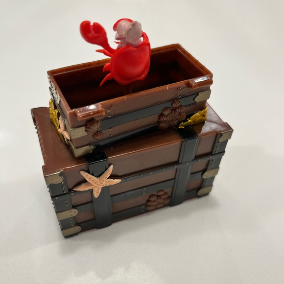 Toys | Rare Disney The Little Mermaid Sebastian Lobster Treasure Chest ...